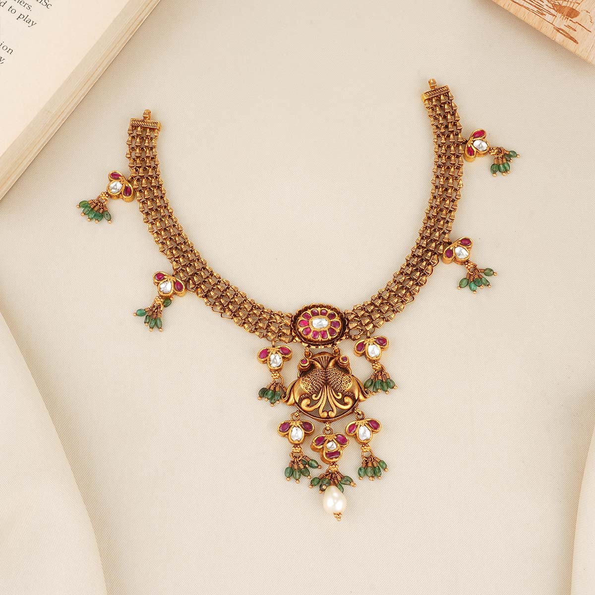 Zara Short Necklace – Sri Vasavi Thanga Maaligai