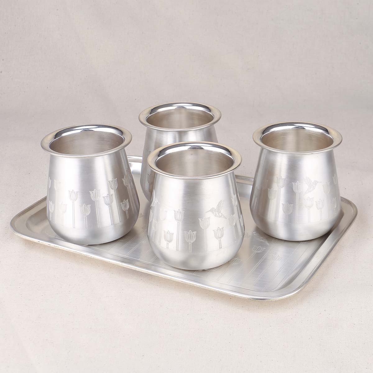 Silver Vessel Set – Sri Vasavi Thanga Maaligai